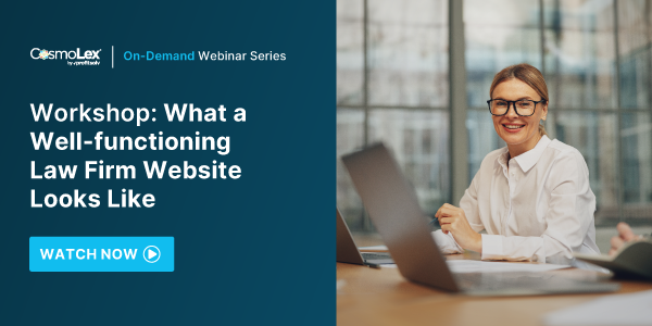 Thank You - What a Well-Functioning Law Firm Website Looks Like